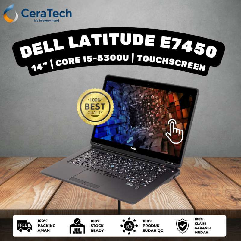 Jual Laptop Dell Latitude E7450 Touchscreen / Core I5 Ram 8gb Ssd 128gb ...