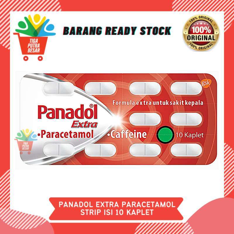 Promo PANADOL MERAH EXTRA PARACETAMOL 500 MG 1 STRIP ISI 10 KAPLET ...