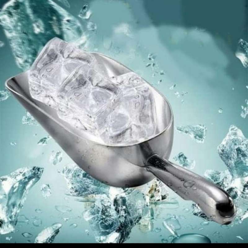 Jual serokan es batu sendok scoop skop scop es batu large besar ...