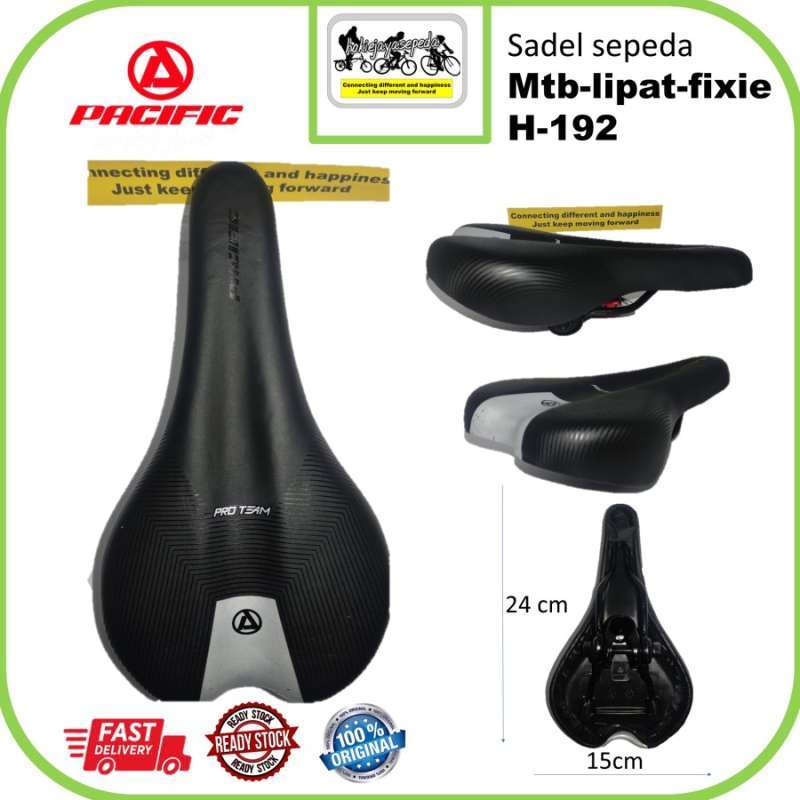 Jual PACIFIC SADEL SEPEDA TYPE 192 EMPUK , RINGAN , WATERPROOF - Abu ...