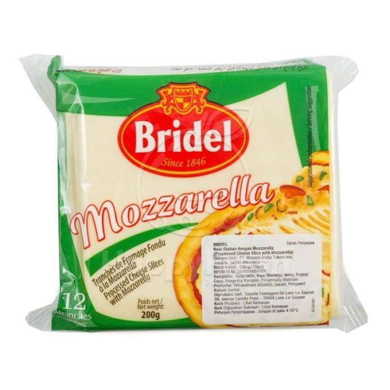 Jual BRIDEL MOZZARELLA CHEESE 200G di Seller Kabebako - Duri Kepa, Kota ...