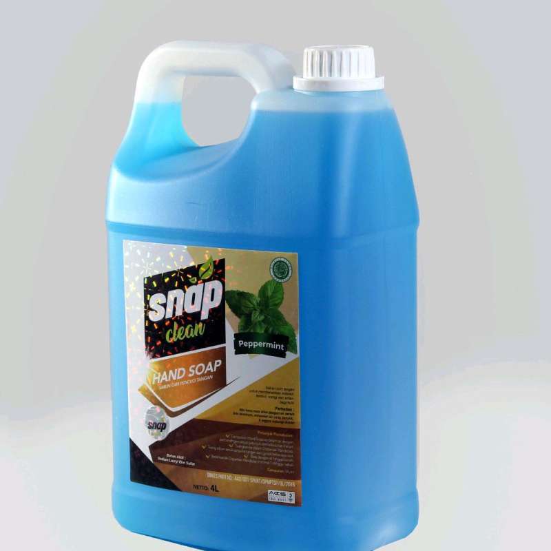 Jual snap clean hand soap sabun cuci tangan pepermint 4L di Seller ...