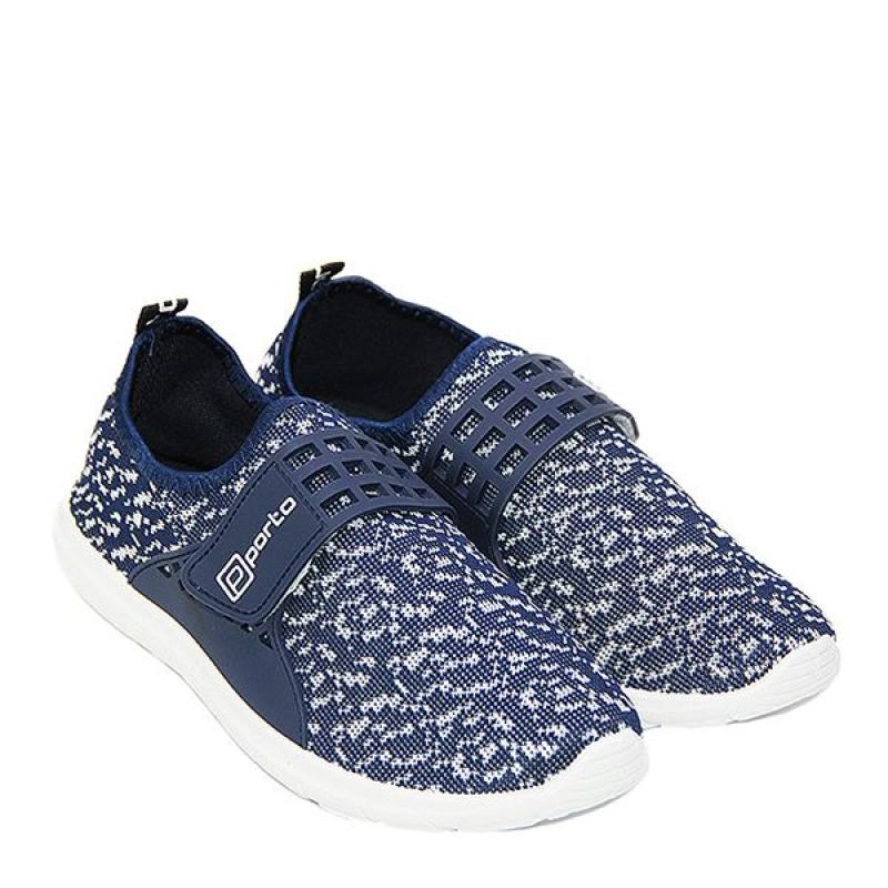 Jual Porto Sepatu Sneakers Sports Casal Pria [aa014m] - 39 Navy Di ...