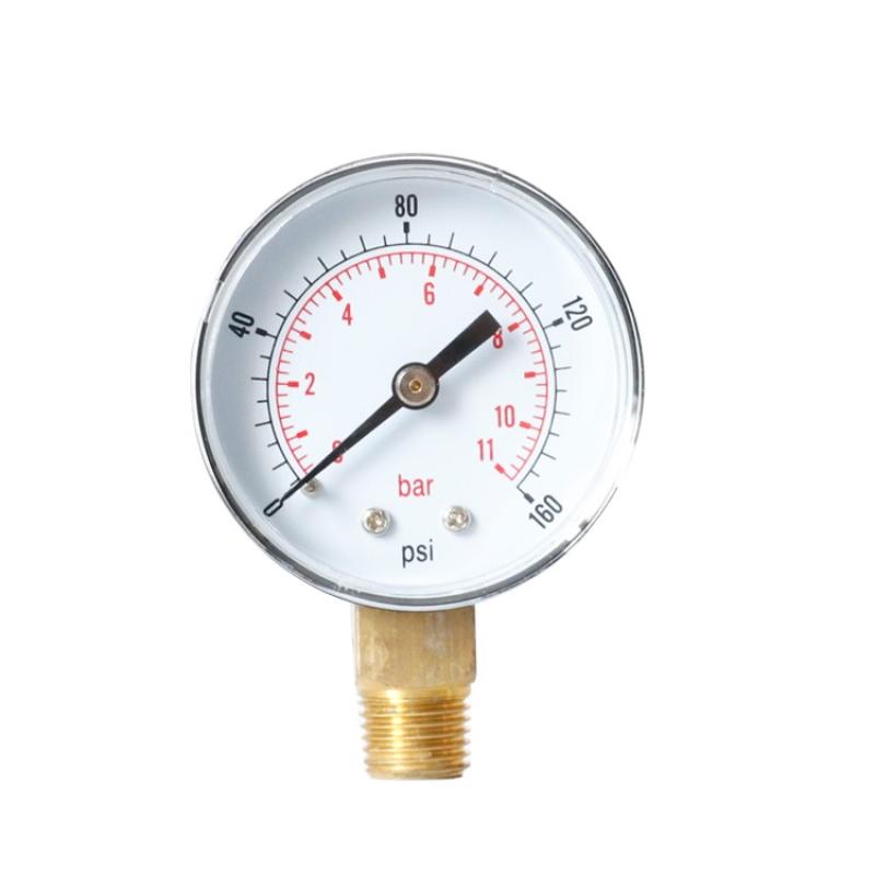 Jual H-IKEA TS-Y504-160psi Y50 Radial Pressure Gauge [0-160 psi 0-11 ...