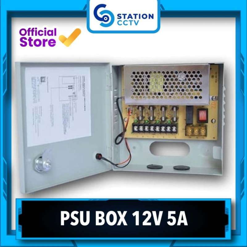 Jual PSU Box 5A 12V / Switching Power Supply Box 5 Ampere di Seller ...