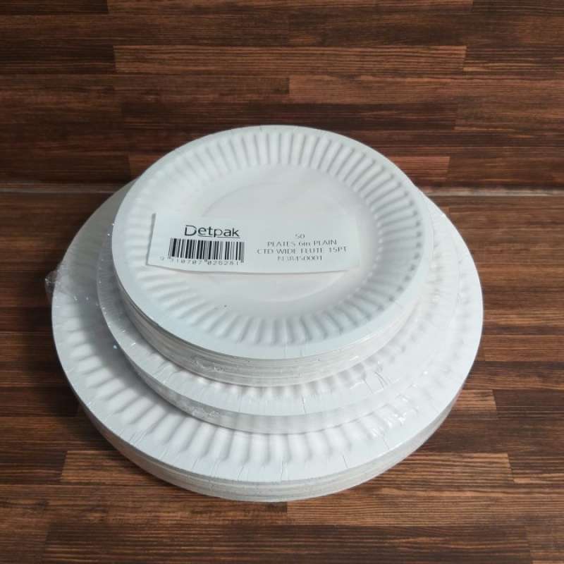 Promo PIRING KERTAS / PAPER PLATE (Detpak 9)(Detpak 7)(Detpak 6) Diskon ...