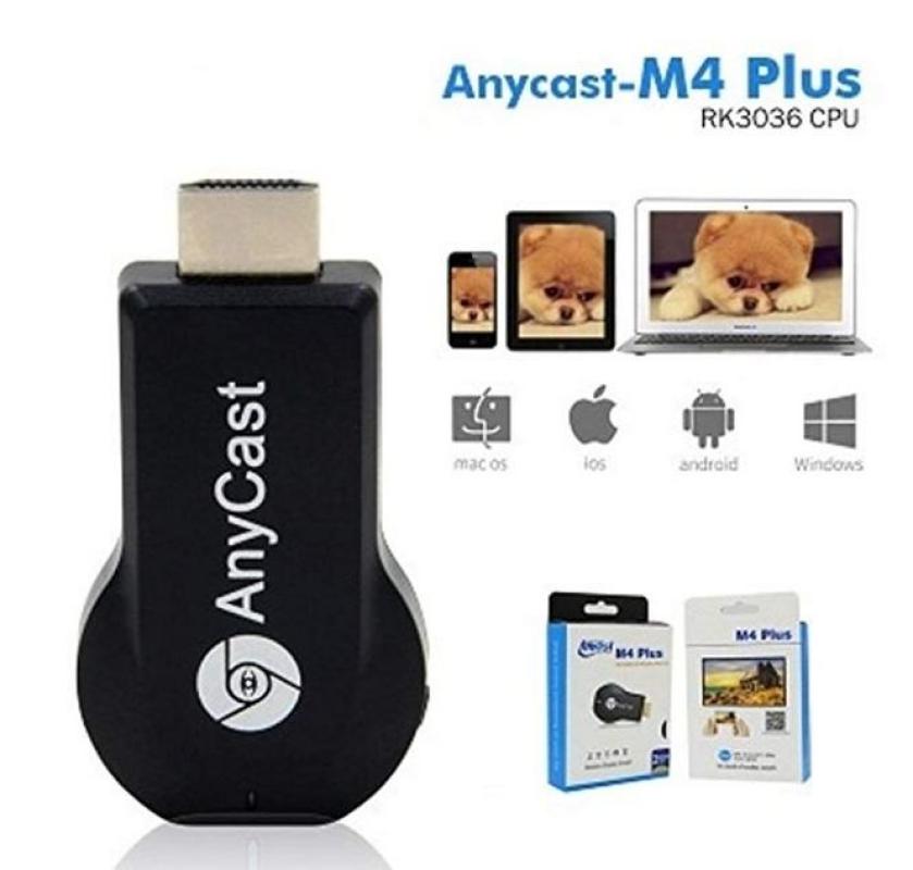 Jual AnyCast M4 Plus Portable WiFi Display Miracast Airplay HDMI Receiver - Hitam di Seller ...
