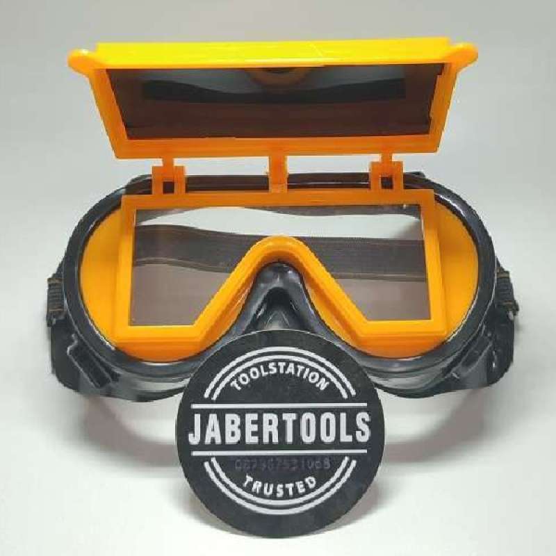 Jual JABERTOOLS - Kacamata Las Gerinda Safety Welding Goggles Bestguard ...
