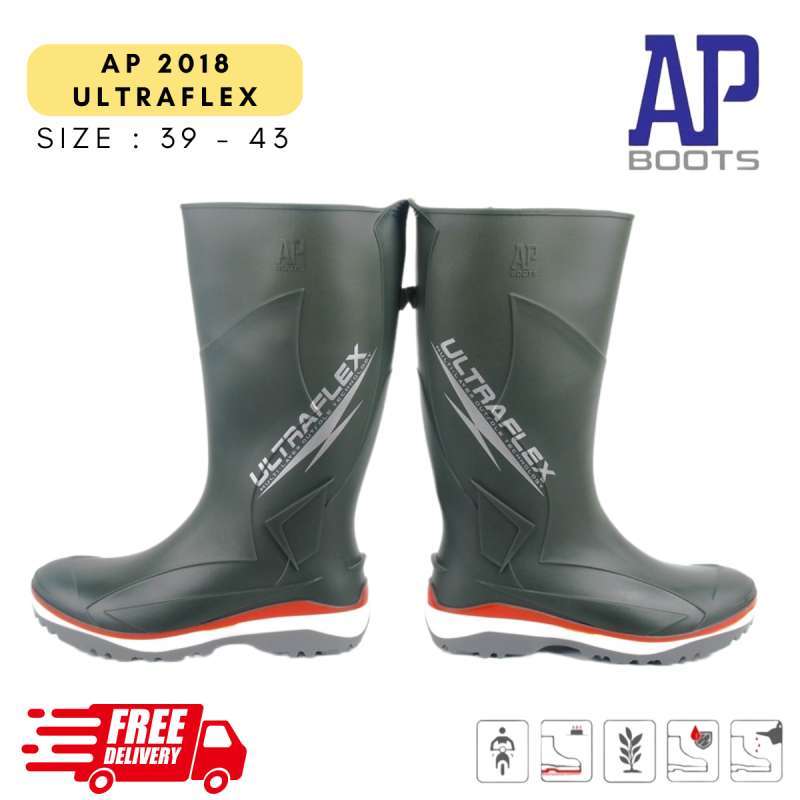 Jual Sepatu Boots Apd Ap 2018 Ultraflex Hijau Cocok Untuk Pertukangan ...