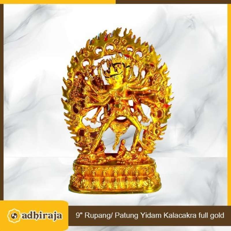 Jual Rupang Patung Arca Yidam Kalacakra Full Gold Di Seller Adhiraja Kg ...