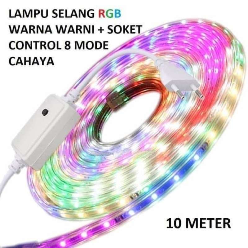 Jual Lampu led strip RGB warna warni 3528 220V - Lampu RGB Led Strip ...