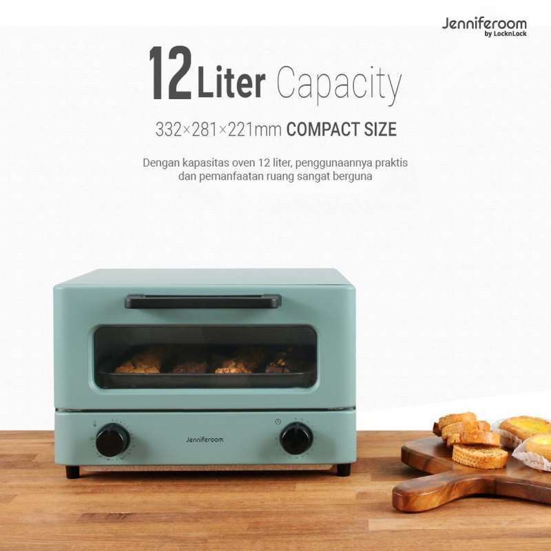 Promo Jenniferoom By Locknlock Compact Oven Toaster Jot-m81510 Diskon ...