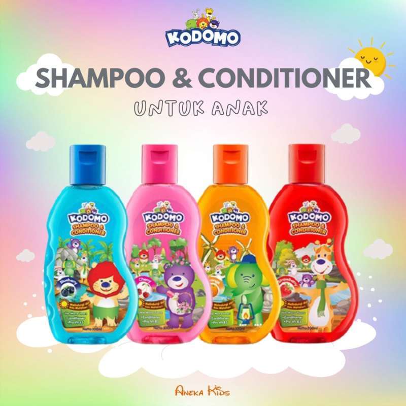 Jual Kodomo Shampoo & Conditioner Anak 200 ml di Seller anekakidsbaby - Klojen, Kota Malang | Blibli