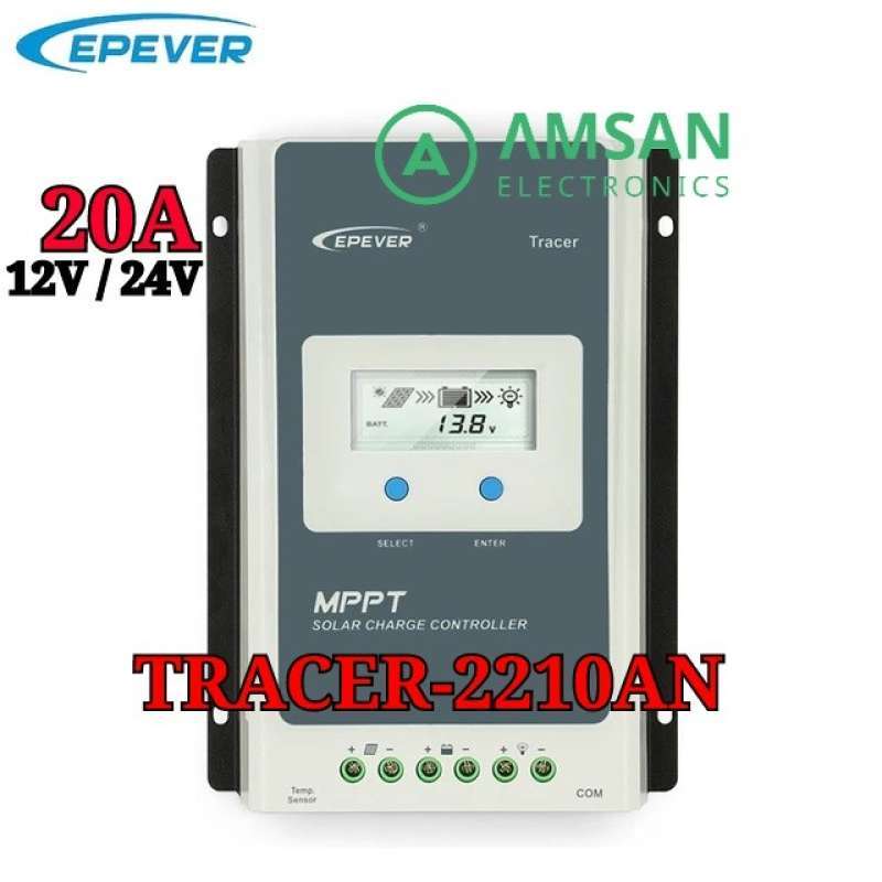 Jual EPEVER TRACER 2210AN Solar Charger Controller SCC MPPT EPEVER 20A di Seller AMSAN ...