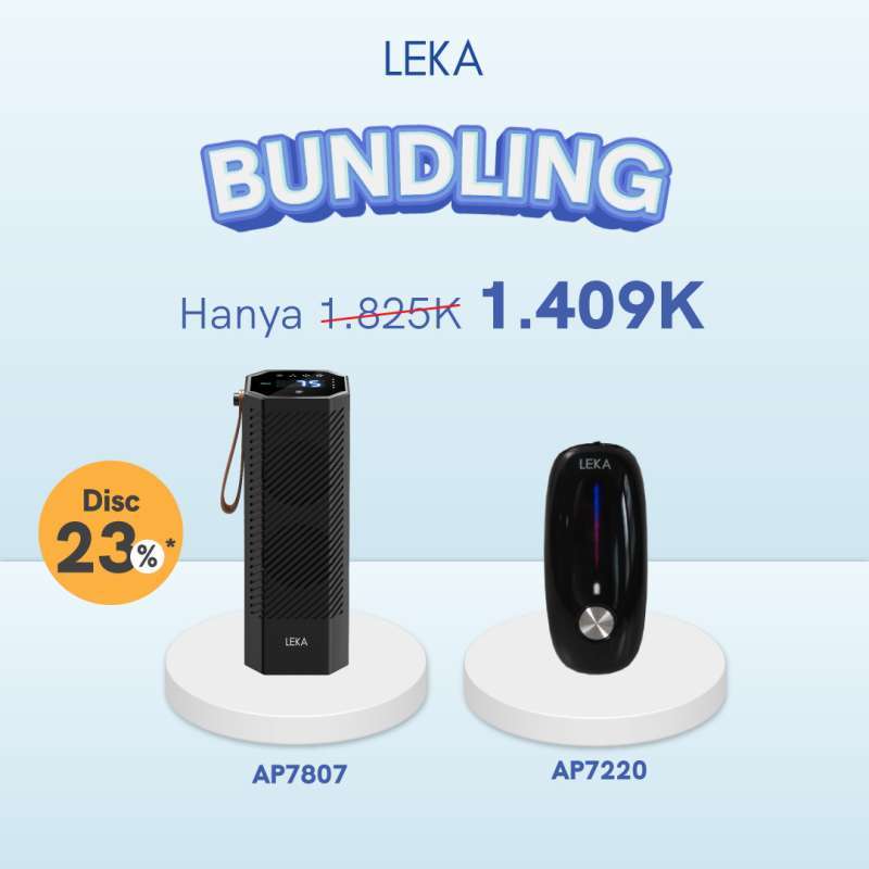 Promo LEKA AP7807 LED Air Purifier - Bundling AP7807 + AP7220 Diskon 23 ...