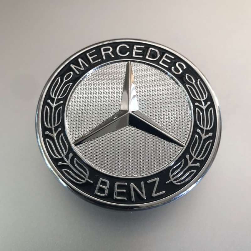 Jual Emblem Mercedes Kap Mesin 57mm W124 W140 W202 W204 W210 W211 Logo ...