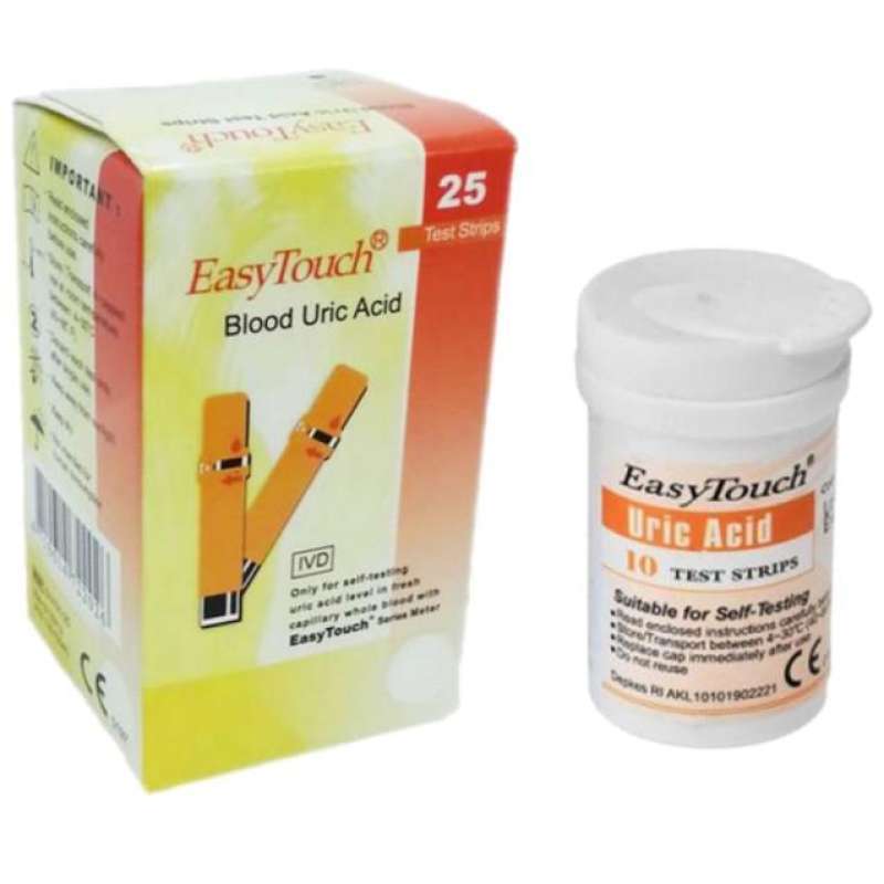 Jual Strip Easy Touch Gula Darah, Kolesterol, Asam Urat. Stick Easy ...