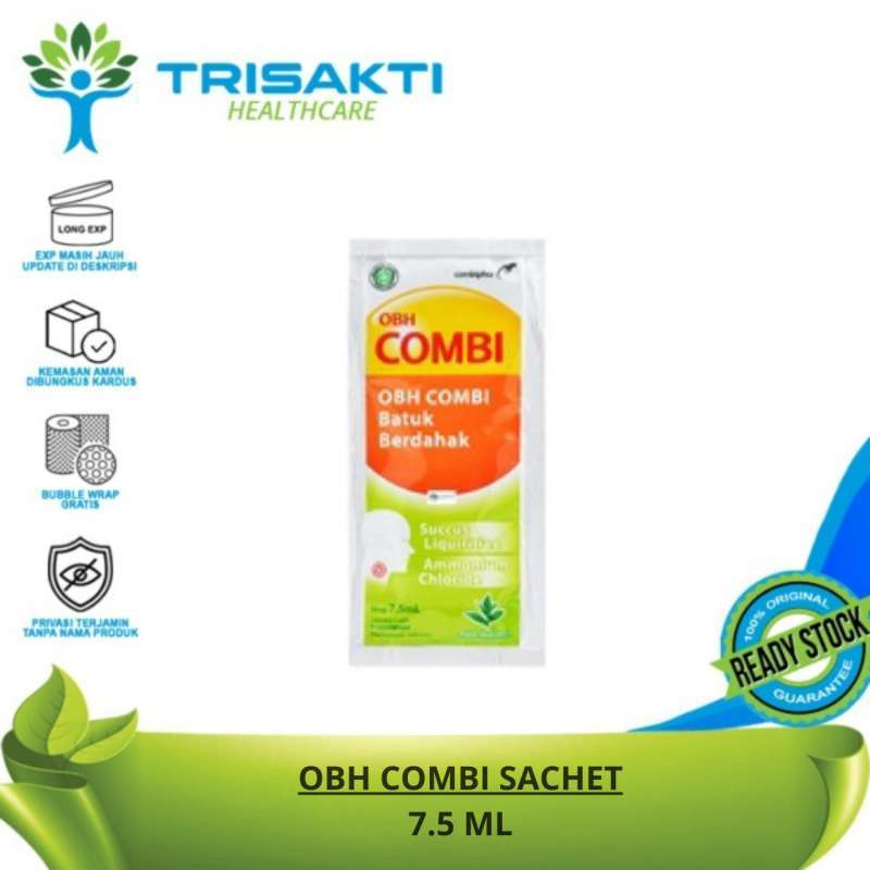 Jual OBH Combi Batuk Berdahak Sachet 7,5 ml di Seller Trisakti ...