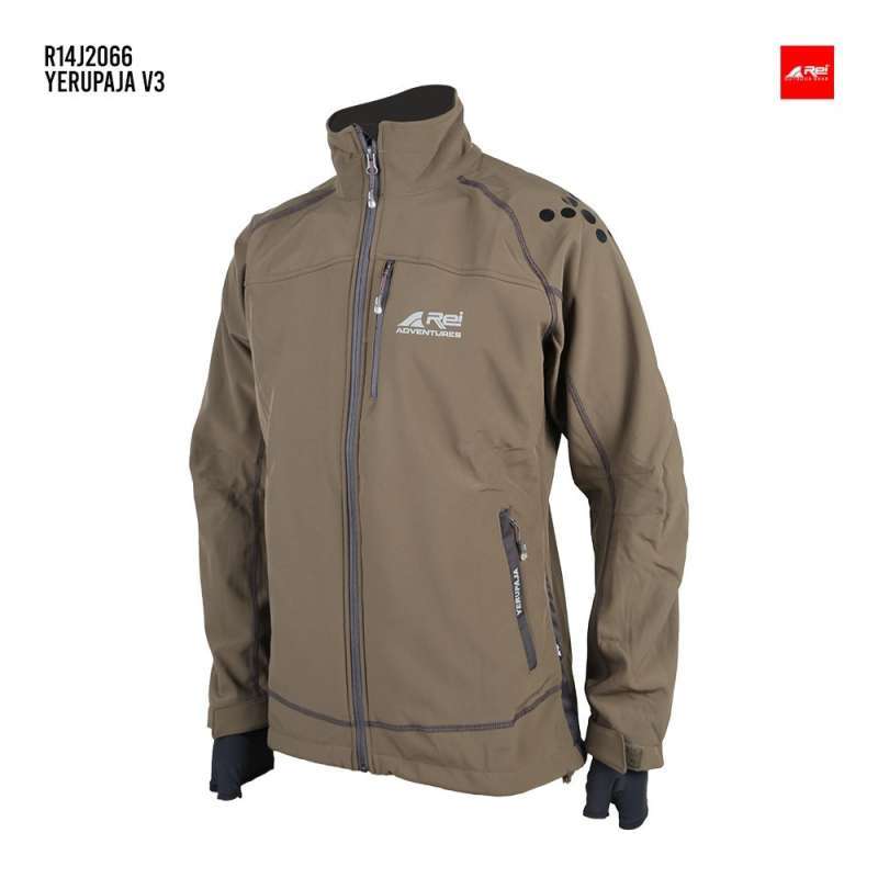 Jual Jaket Gunung Pria Softshell Yerupaja V3 Arei Outdoorgear - Olive M ...