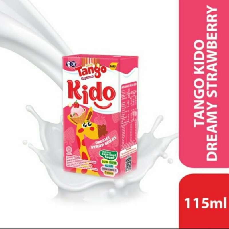 Jual Tango kido susu uht 115ml dreamy strawberry di Seller jco mart ...