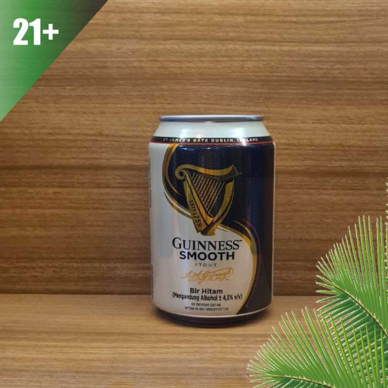 Jual Beer Guinness Smooth Can Bir Kaleng 320ml di Seller Chamisul Cafe ...