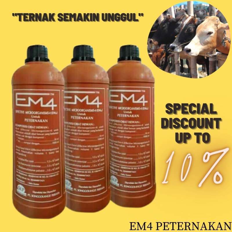 Jual Pupuk EM4 Botol Cair Pertanian di Seller Toko Pertanian Dewi Sri ...