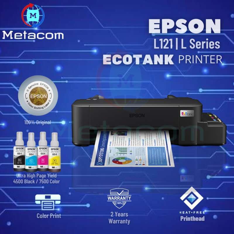 Jual Epson Printer L121 Single Function Print - Pengganti L120 Tinta ...