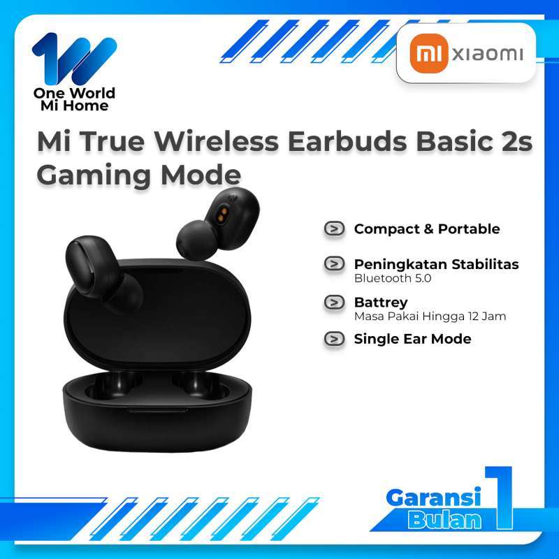 Promo Xiaomi Mi True Wireless Earbuds basic 2S With Gaming Mode - Basic 2S Diskon 454% di Seller ...