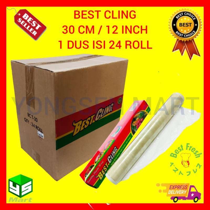 Jual Plastik wrap pembungkus buah dan makanan Best cling 30 cm ( 1 dus ...
