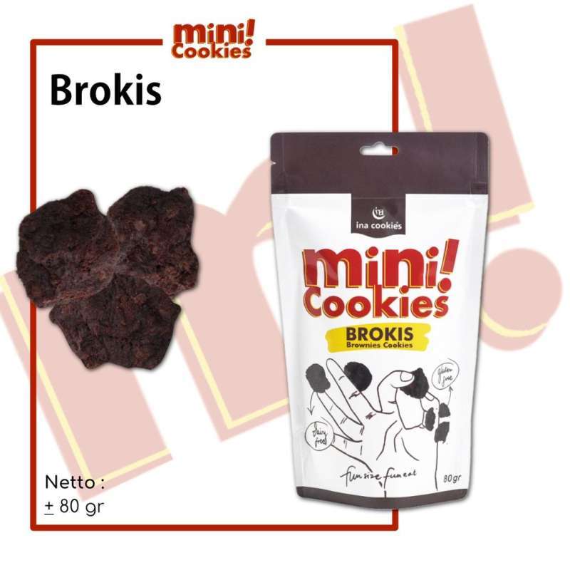 Promo Mini Cookies Brokis Pouch Diskon 15% di Seller INA COOKIES ...