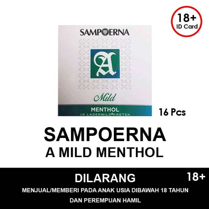 Jual SAMPOERNA A MILD MENTHOL 16 PCS di Seller Hypermart Paso Ambon ...