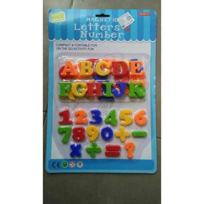 Jual Magnetic Letters & Numbers : Capital Letters Magnet Huruf dan ...