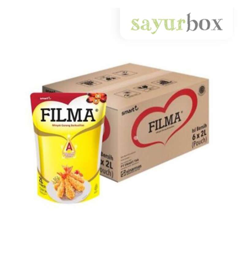 Jual Filma Minyak Goreng Pouch Isi 6 pcs x 2 liter 1 kardus Sayurbox ...