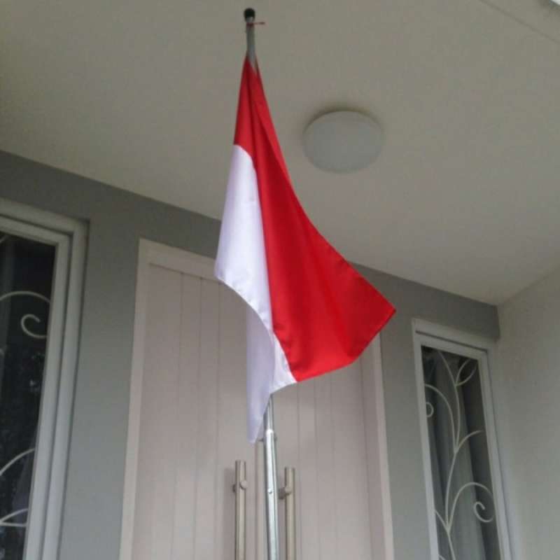 Promo Tiang Bendera 3M + Bendera 80X120Cm - Merah Putih Diskon 15% di ...