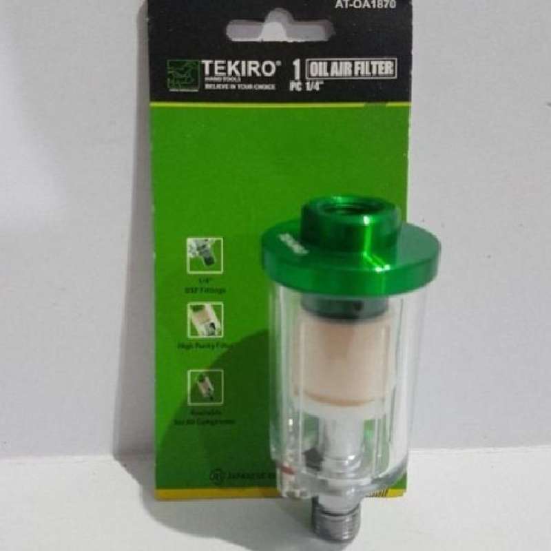 Jual Saringan Filter Kompresor Tekiro Oil Air Filter 1/4 Tekiro di ...