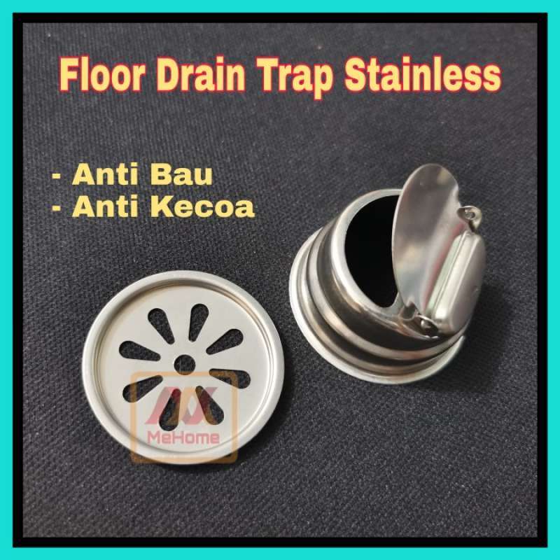 Promo Floor Drain Trap Stainless Anti Bau Saringan Saluran Air Wc ...