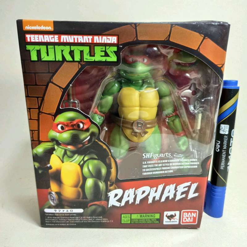 Jual mainan action figure kura kura ninja shf tmnt raphael teenage ...