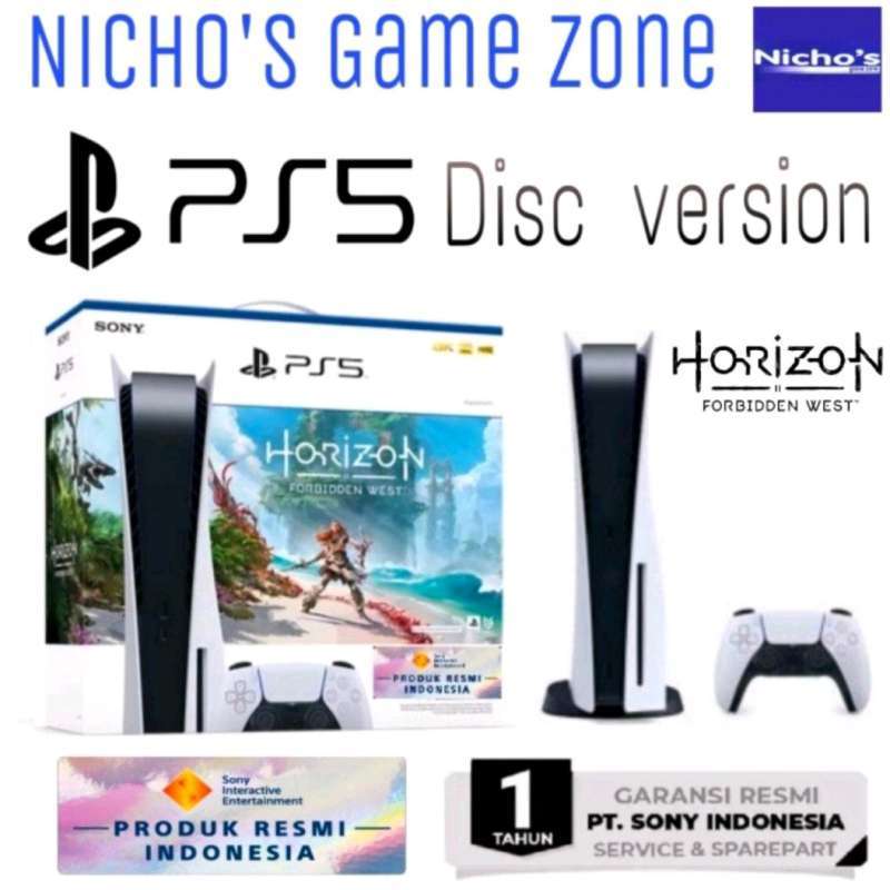 Jual PS5 Playstation 5 Disc Version Horizon West Garansi Resmi Sony ...