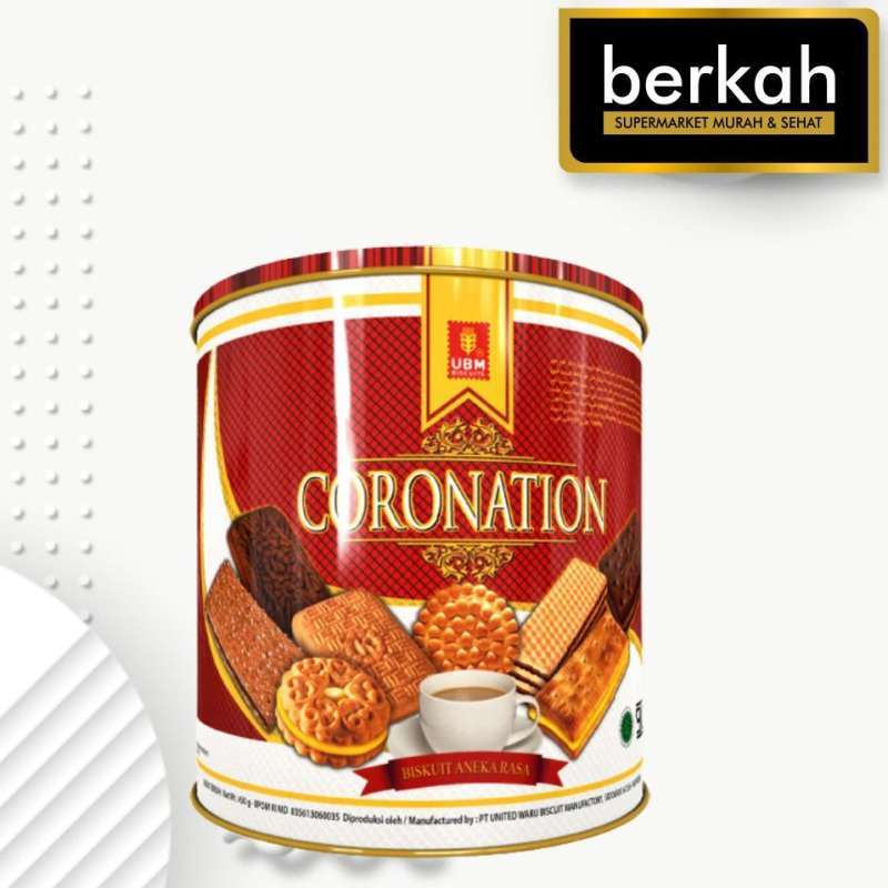 Jual Ubm Coronation Assorted Biskuit Kaleng 450 Gram Di Seller Berkah ...