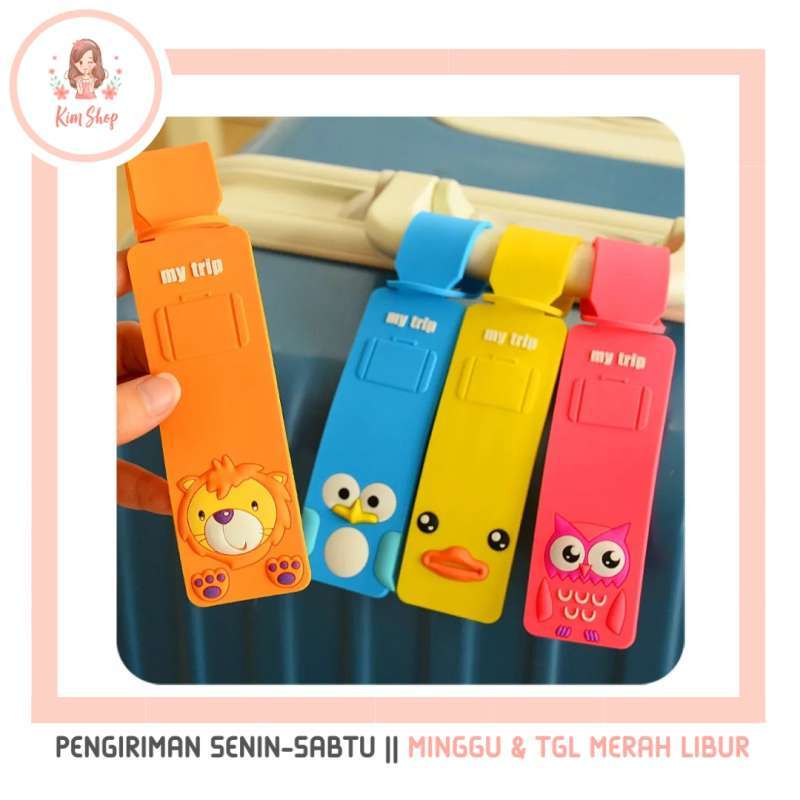 Jual KIM SHOP - Luggage Tag Gantungan Tas Label Koper Tanda Pengenal ID ...