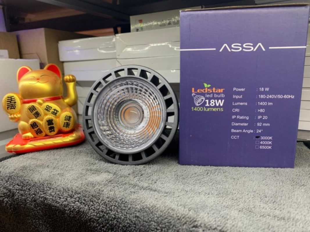 Jual LAMPU SOROT PROYEKTOR LED PAR 18W SPOT LIGHT FITING E27 18 WATT ...