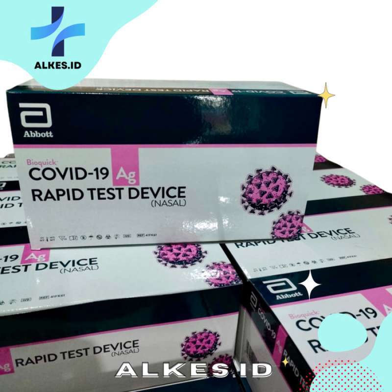Jual Alat Test Swab Antigen Abbott Nasal Kemenkes Box di Seller alkes ...