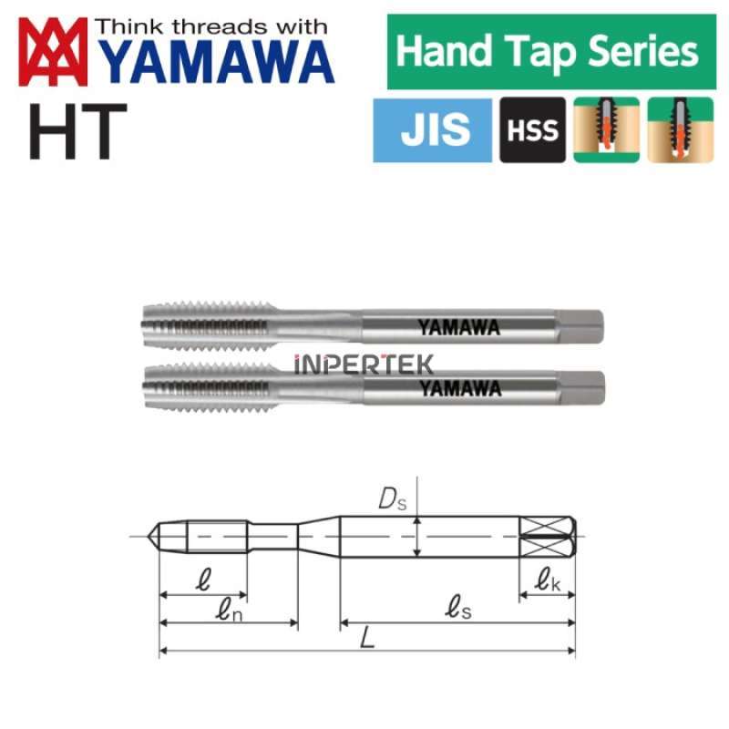 Promo Hand Tap M16 PO YAMAWA HandTap Tangan M 16 SET 2 Lurus Ulir HSS ...