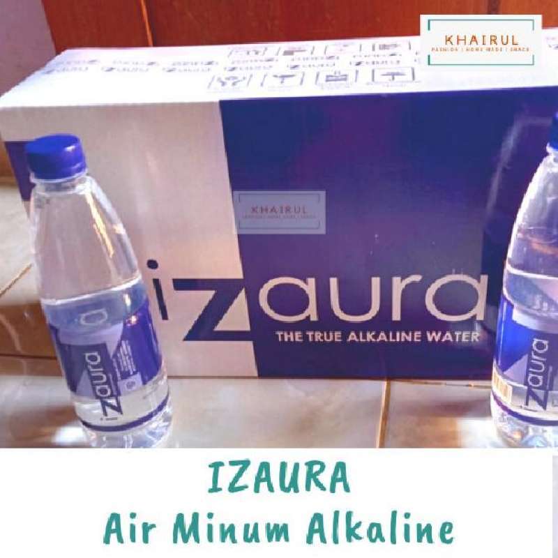 Jual AIR MINUM ALKALINE IZAURA ALKALINE WATER 1 DUS di Seller Khairul ...