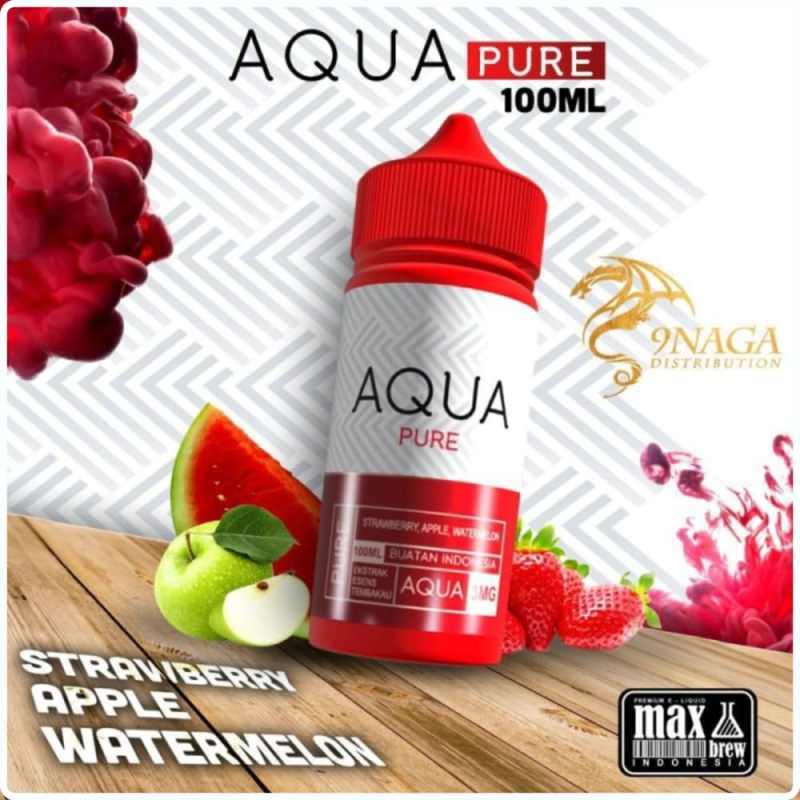 Jual Aqua Pure 100Ml By 9Naga - Liquid Strawberry Apple Watermelon Kode ...