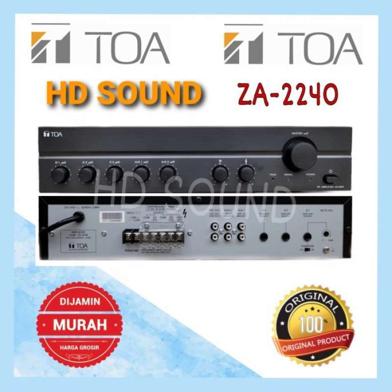 Jual AMPLIFIER TOA ZA-2240 ORIGINAL di Seller Loreleii Shop - | Blibli