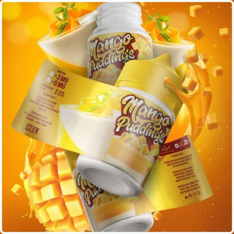 Jual Vaporking Mango Pudding'S 60Ml By Vk X Bed - Liquid Mango Puddings ...
