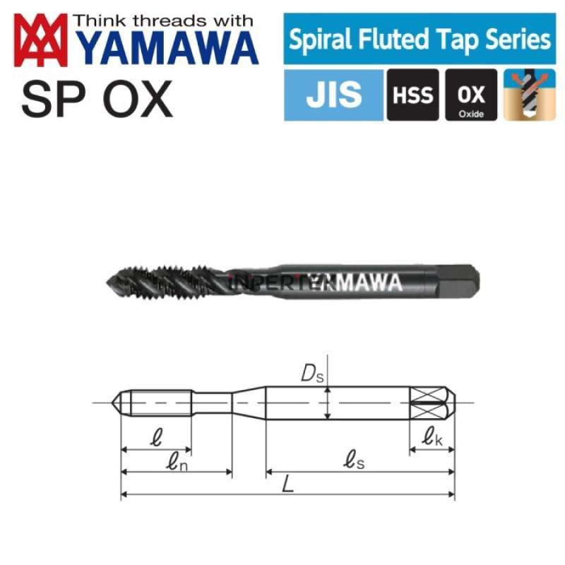 Promo Tap Machine M32 SP OX YAMAWA Tap Mesin M 32 Spiral Ulir HSS Thread Diskon 10% di Seller ...