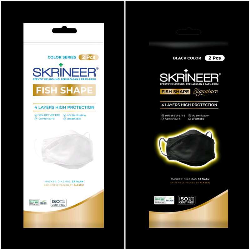 Jual Masker Skrinner Fish Shape 4ply 2'S di Seller Toko Susu Mulya ...