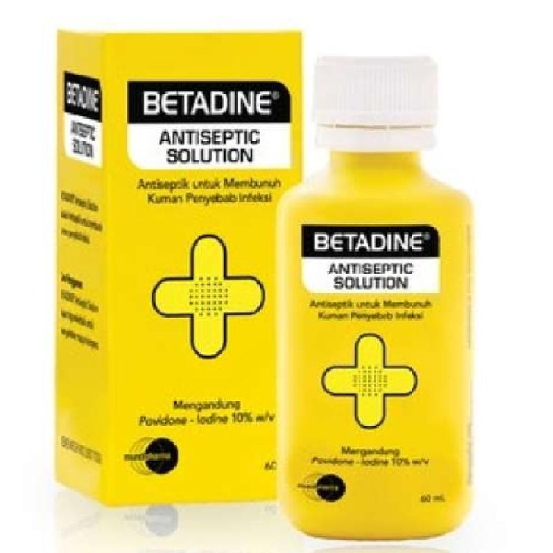 Jual Betadine Antiseptic Solution - Obat Luka Antiseptik 60ml di Seller ...